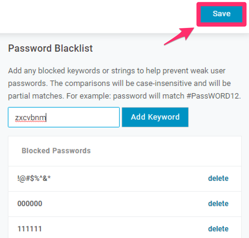 OneLoginで”CIS Password Policy Guide”の”Deny List” | SUZ-LAB